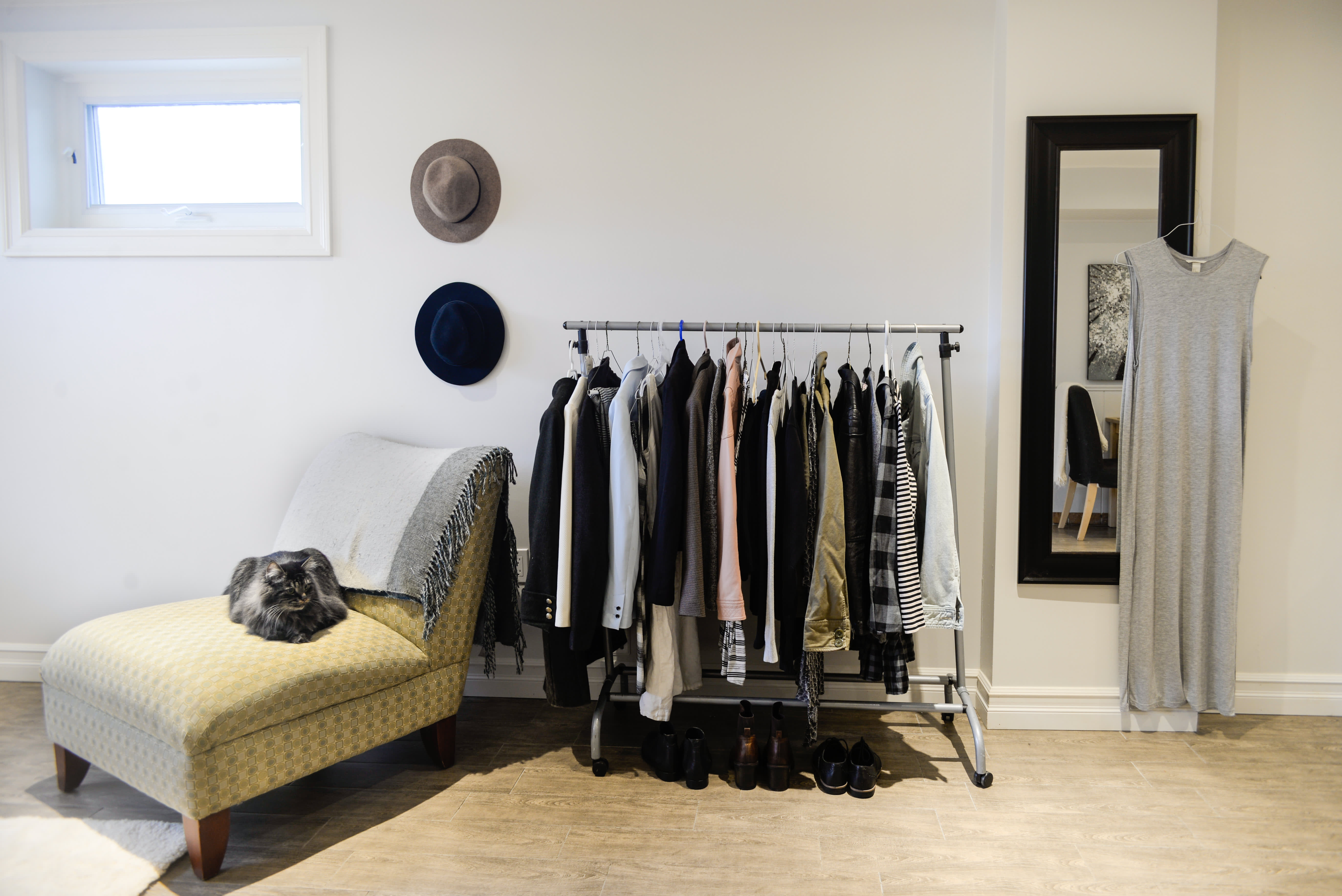 House Tour A Small Minimal Basement Studio Apartment Apartment Therapy